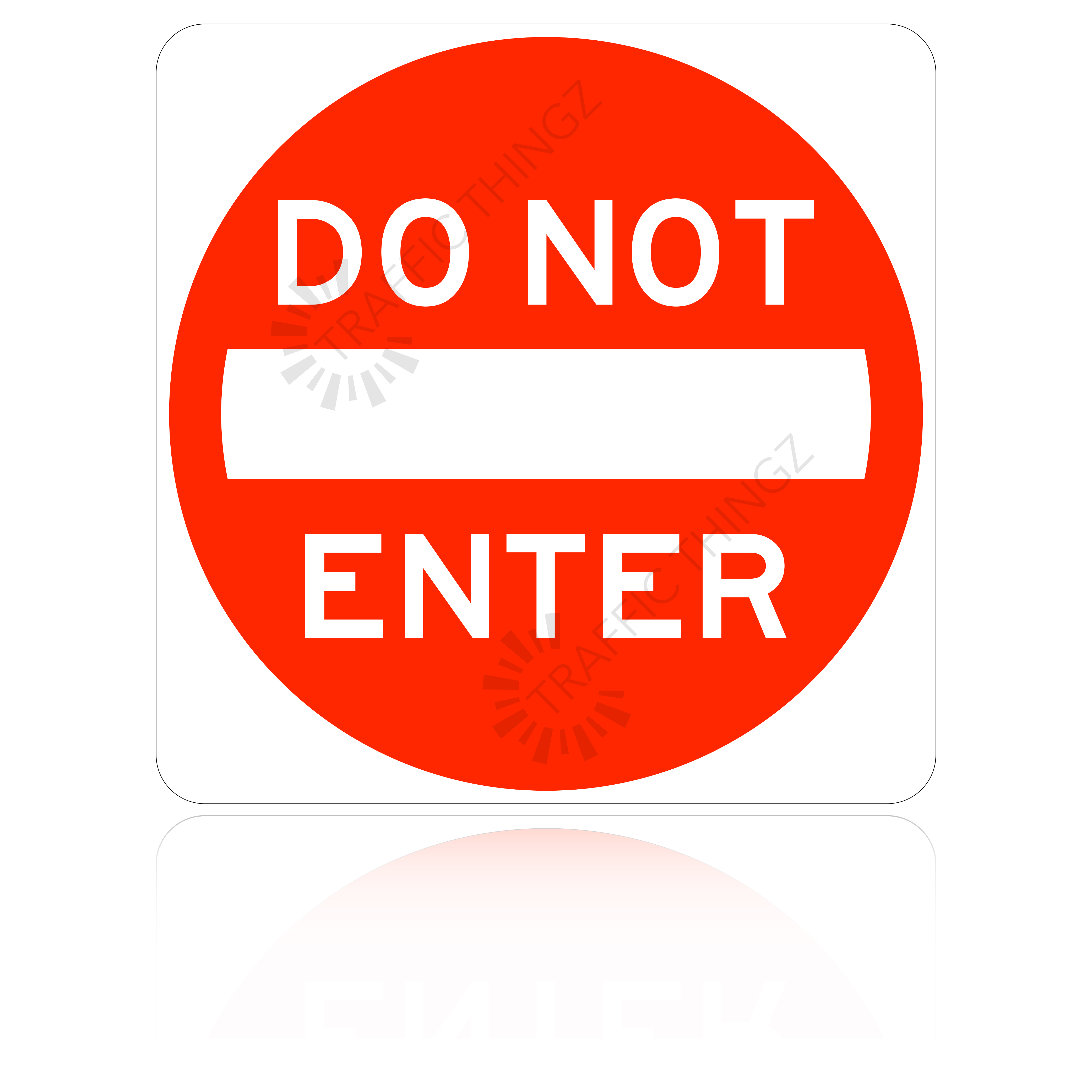Trafficthingz MUTCD R5 1 Do Not Enter Sign Trafficthingz MUTCD R5 1 Do Not Enter Sign